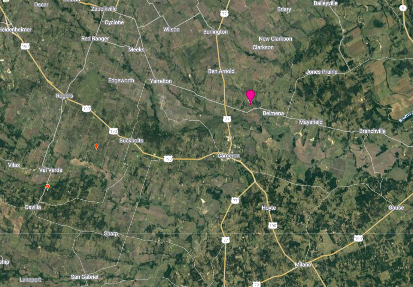 The Elusive Texas Star in Milam County – Nature Along the El Camino Real